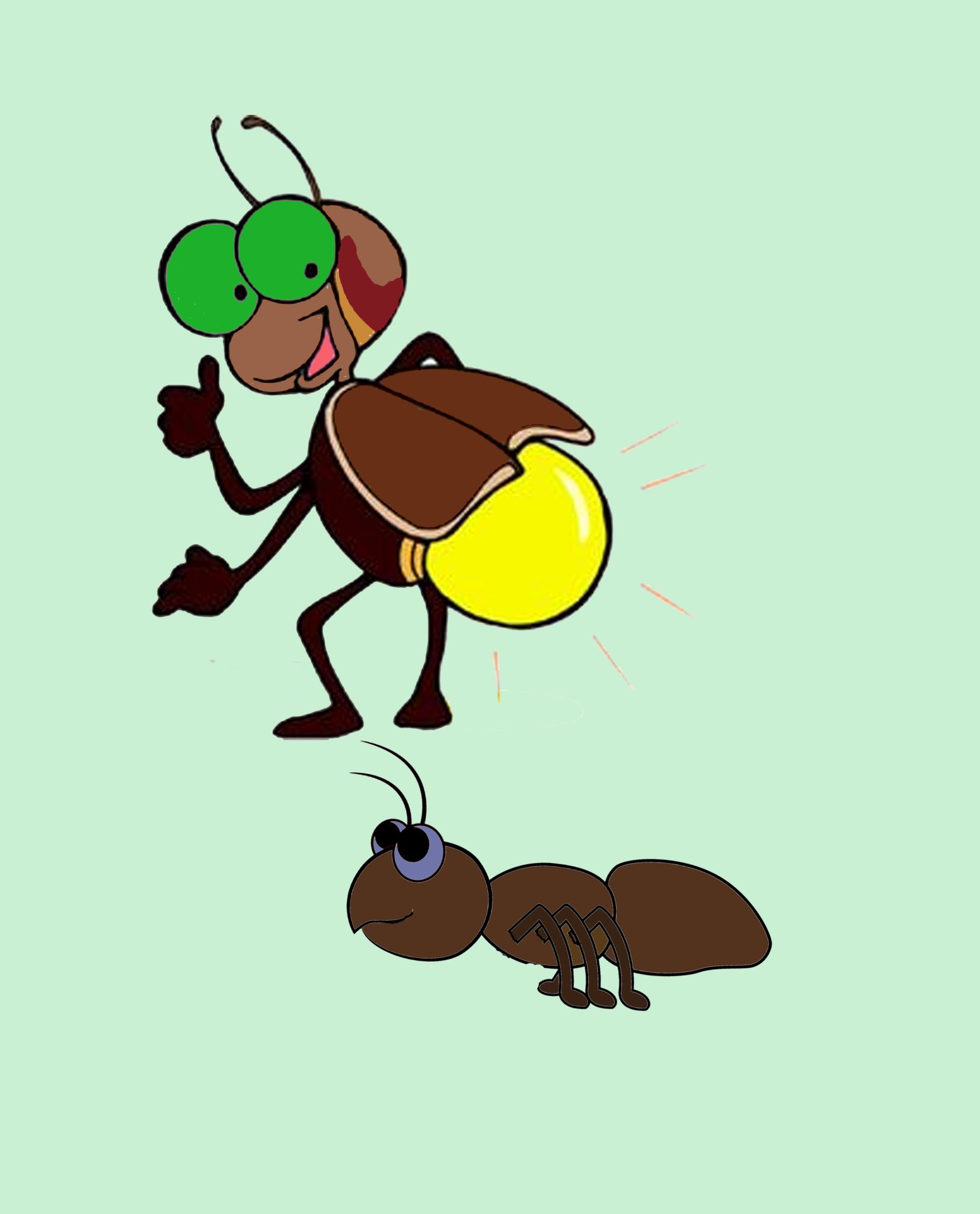 La hormiga y la luciérnaga. Una fábula con una bella moraleja