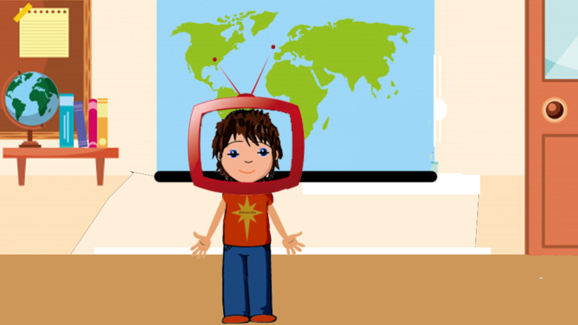 El niño televisor. contine un mensaje muy sabio